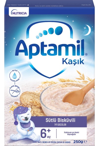 Aptamil Sütlü Bisküvili Kaşık Maması 250 gr