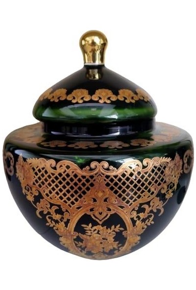 Gordion Qutlet Mimoza Kapaklı Şekerlik Yeşil