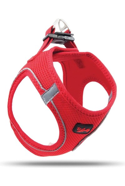 Tailpetz Airmesh Kırmızı Göğüs Tasması Small