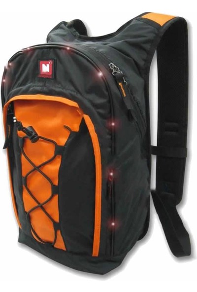 Monero Sırt Çantası Göğüs ve Bel Kemerli Mikro Kumaş Işıklı 9 Lt