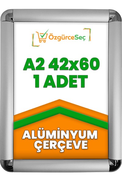 Özgürceseç A2 42 cm x 60 cm Alüminyum Açılır Kapanır Rondo Çerçeve Özgürceseç A2 42 cm x 60 cm Alüminyum Açılır Kapanır Rondo Çerçeve