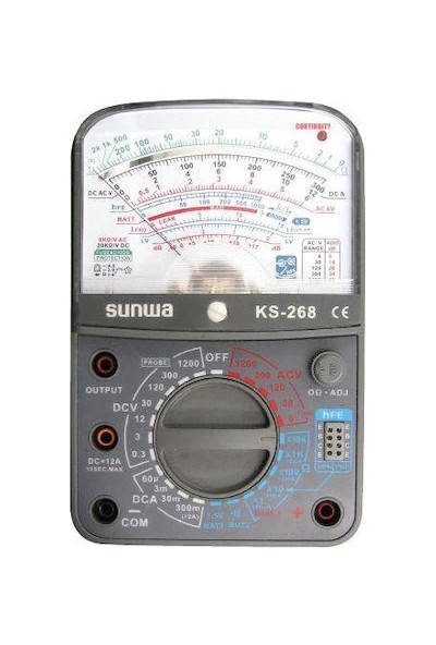 Sunwa Analog Multimetre KS-268 Sunwa Analog Multimetre KS-268