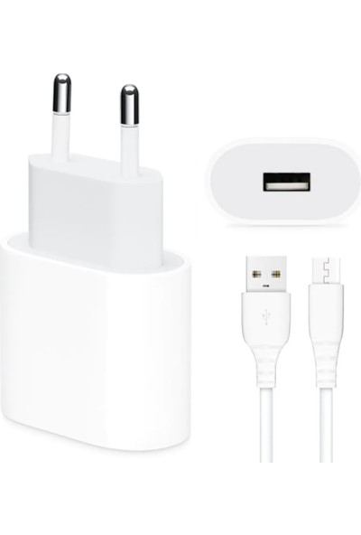BRK Home 15W Hızlı Şarj Adaptörü + Micro USB Kablo