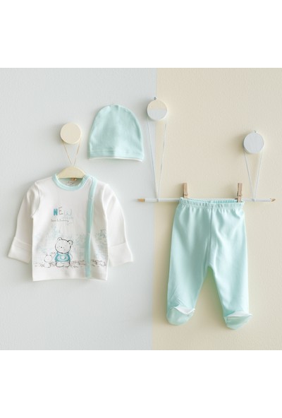 Kendinden Eldivenli Ön Arka Şehir Baskılı 3 'lü Takım