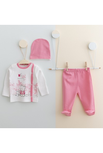 Kendinden Eldivenli Ön Arka Şehir Baskılı 3'lü Takım