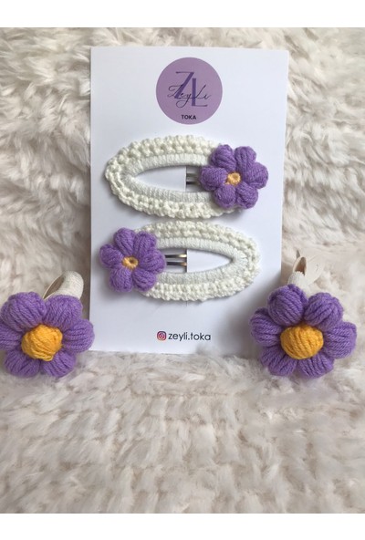 Zeyli Toka El Yapımı Örgü 4 Lü Toka Seti 28105 Zeyli Toka El Yapımı Örgü 4 Lü Toka Seti 28105