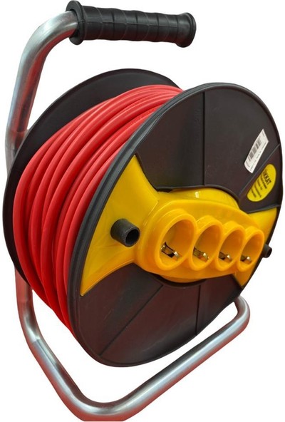 Ennalbur 50 Metre Makaralı Uzatma Kablosu 3x2,5