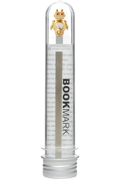 Metalmorphose Robot Kitap Ayracı Gold