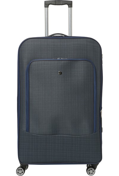 TH Bags Th Bag Unisex Valiz TH-AN1071-A50 Kumaş Battal Boy 85 cm Lacivert