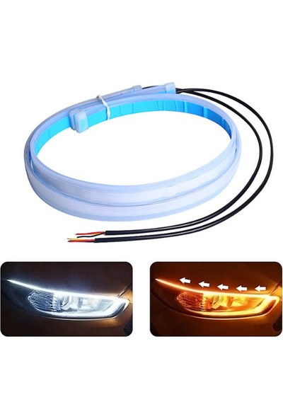 HRPAK Far Üstü Selamlamalı Kayan LED Kayar LED Gündüz Ledi 60CM HRPAK Far Üstü Selamlamalı Kayan LED Kayar LED Gündüz Ledi 60CM