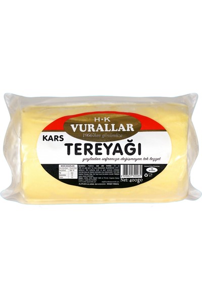 Vurallar Kars Tereyağı 1000 gr