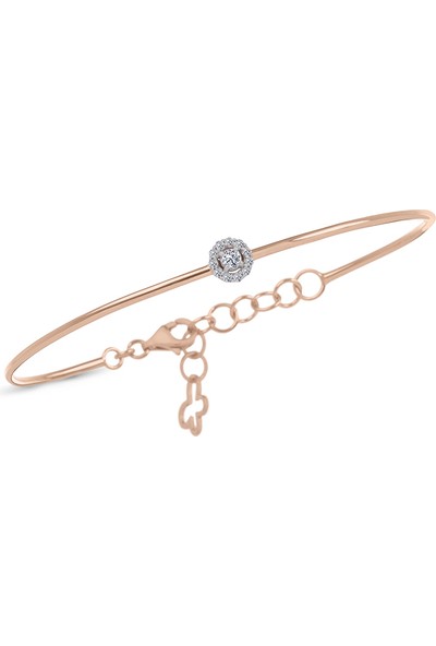 LEA's Pırlanta 0.14 Karat Pırlantalı Yuvarlak Bileklik 43100013