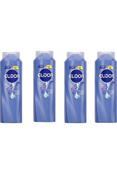 Elidor Kepeğe Karşı Etkili 2'si 1 Arada Şampuan & Bakım Kremi 500 ml - 4'lü Avantaj Paketi Elidor Kepeğe Karşı Etkili 2'si 1 Arada Şampuan & Bakım Kremi 500 ml - 4'lü Avantaj Paketi