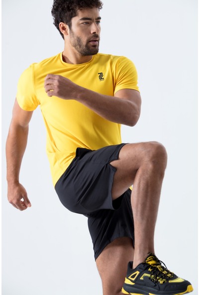 Zinde Sport Erkek Siyah Yan Cep ve Arka Fermuarlı Cebe Sahip Nefes Alan Antreman Fitness Erkek Spor Şort Zinde Sport Erkek Siyah Yan Cep ve Arka Fermuarlı Cebe Sahip Nefes Alan Antreman Fitness Erkek Spor Şort