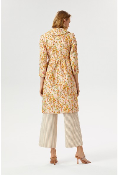 Exquise Truvakar Kol Büzgülü Trençkot Orijinal