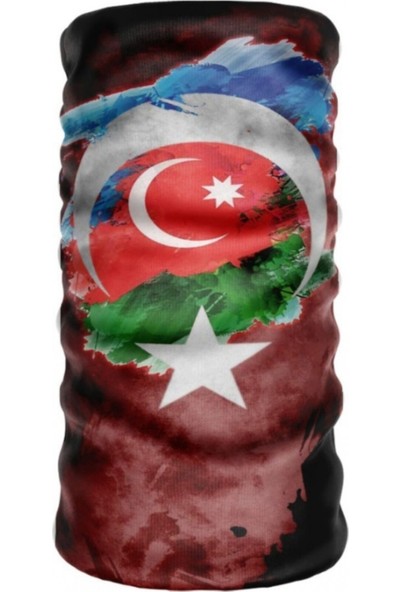 Bebo Store Extreme Sporlar ve Motorsiklet Kullanıcılarına Özel Motocycle Bayrak Desenli Boyunluk / Bandana / Balaklava