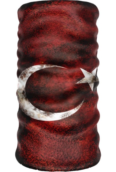 Bebo Store Extreme Sporlar ve Motorsiklet Kullanıcılarına Özel Motocycle Bayrak Desenli Boyunluk / Bandana / Balaklava