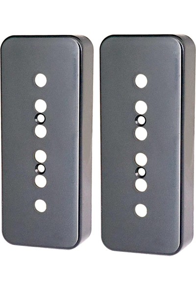 Plastik P90 Sopabar Pickup Kapak 50 / 52MM Lp Gitar Parçaları Siyah Için Plastik P90 Sopabar Pickup Kapak 50 / 52MM Lp Gitar Parçaları Siyah Için