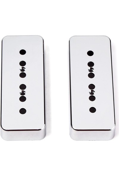 Pikap Kapağı Gümüş 50 / 52MM Kutuplu P90 Sabun Bar Gitar Için Aralık Pikap Kapağı Gümüş 50 / 52MM Kutuplu P90 Sabun Bar Gitar Için Aralık