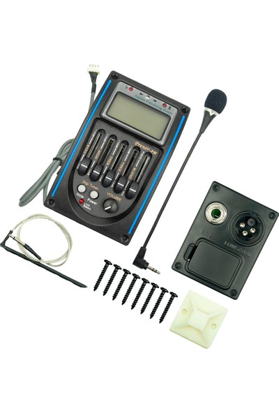 Akustik Halk Gitar Pickup Preamps Ekolayzır 5 Band Eq Pickup Tuner Akustik Halk Gitar Pickup Preamps Ekolayzır 5 Band Eq Pickup Tuner