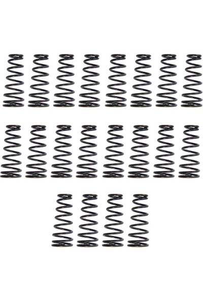 20X Elektro Gitar / Bas Pikap Montaj Ayarı Yaylar 0.59 Inç Siyah