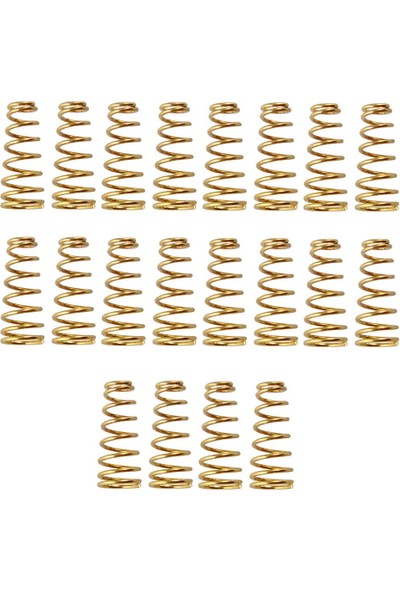 20 Adet Elektro Gitar / Bas Köprü Tailpiece Eyerdles Pickup Springs Altın