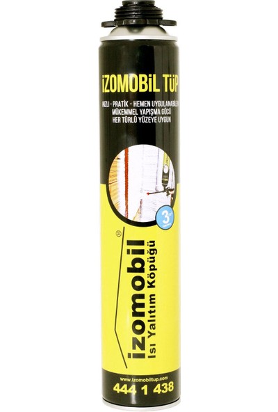 Badem10 Izomobil Tüp Sprey Poliüretan Isı Yalıtım Köpüğü 850 ml