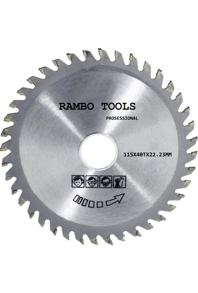 Badem10 Rambo Taşlama Spiral Ahşap Kesme Sunta Testeresi 115 mm 40 Diş Badem10 Rambo Taşlama Spiral Ahşap Kesme Sunta Testeresi 115 mm 40 Diş