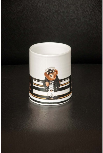 Bursa Porselen Dekor Teddy Bear Marine Seramik Mumluk Bursa Porselen Dekor Teddy Bear Marine Seramik Mumluk