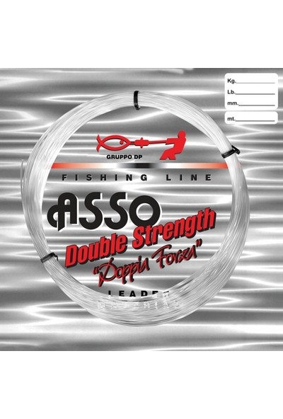 Asso Double Strength Doppıa Forza Ultra Soft Poşet Misina 100 mt Asso Double Strength Doppıa Forza Ultra Soft Poşet Misina 100 mt