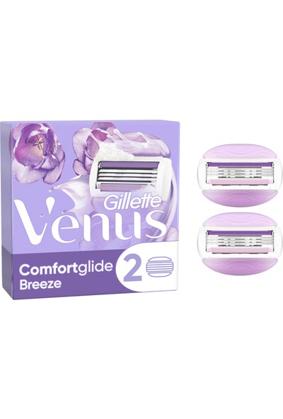 Gillette Venus Comfortglide Breeze Yedek Kadın Tıraş Bıçağı 2'li