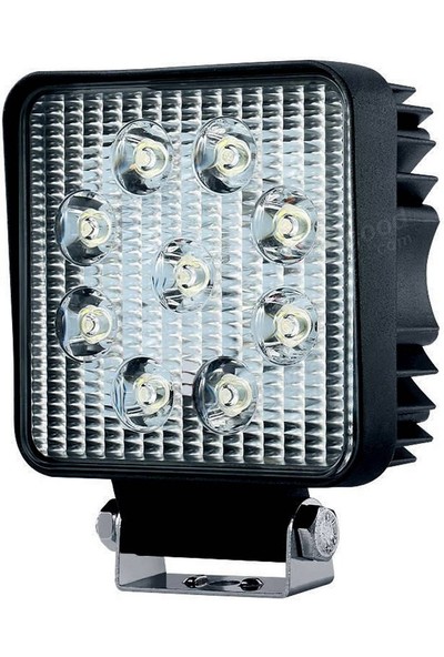 Eraks Off Road Kare Sis Farı Sis Lambası 9 LED Su Geçirmez 12-24V Güçlü Eraks Off Road Kare Sis Farı Sis Lambası 9 LED Su Geçirmez 12-24V Güçlü