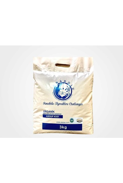 Asgup K-101 Organik Katı Solucan Gübresi 3 Kg