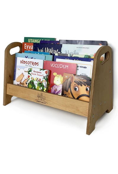 Ahşap Adası Montessori Çocuk Odası Kitaplığı Okul Öncesi Bebek Odası Doğal Ahşap Kitaplık Ahşap Adası Montessori Çocuk Odası Kitaplığı Okul Öncesi Bebek Odası Doğal Ahşap Kitaplık