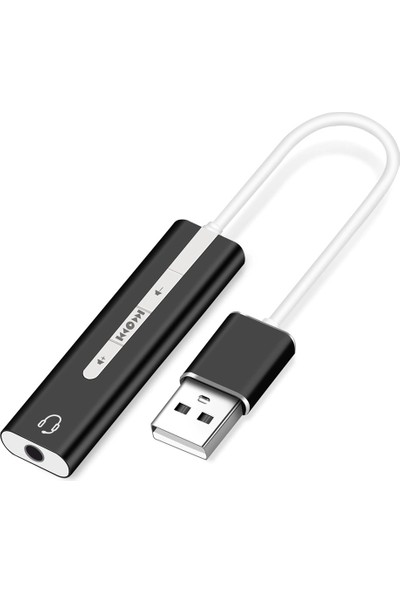 Alfais 5072 7.1 USB Harici 3.5mm Çevirici Dönüştürücü Harici Ses Kartı