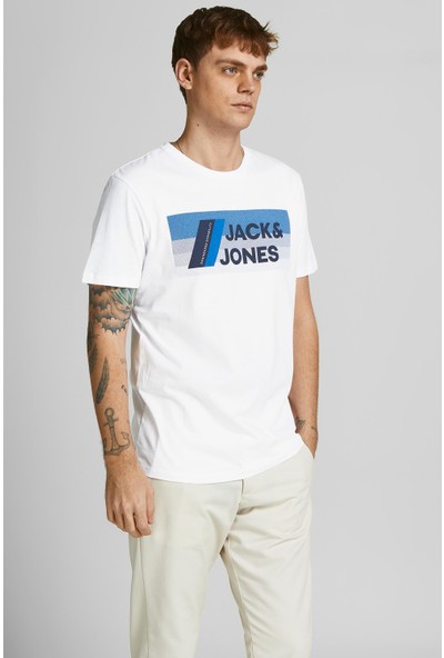 Jack & Jones Core Jcobooster Pamuklu Bisiklet Yaka T Shirt Erkek T Shirt 12209204