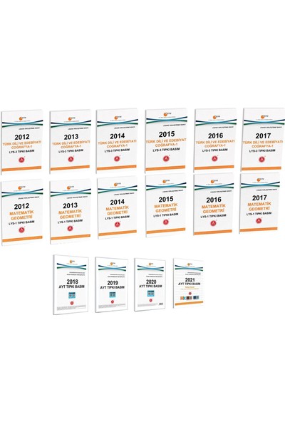 A Yayınları AYT 2012-2021 Eşit Ağırlık Tıpkı Basım Seti (Ciltli) A Yayınları AYT 2012-2021 Eşit Ağırlık Tıpkı Basım Seti (Ciltli)