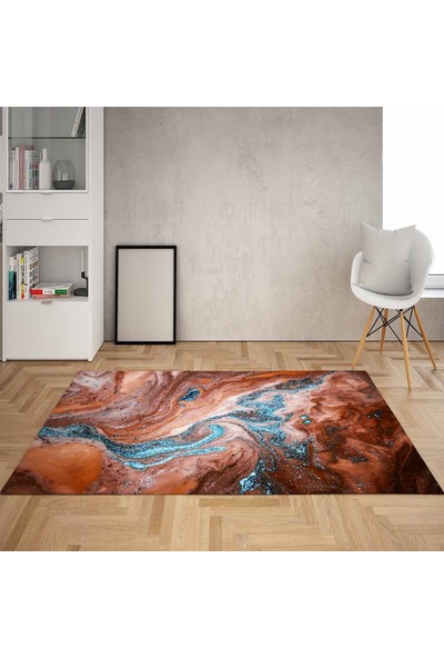 Bona Fortuna Gold Detaylı Okyanus Esintili Dijital Baskı Yıkanabilir Modern Salon Halı Bona Fortuna Gold Detaylı Okyanus Esintili Dijital Baskı Yıkanabilir Modern Salon Halı