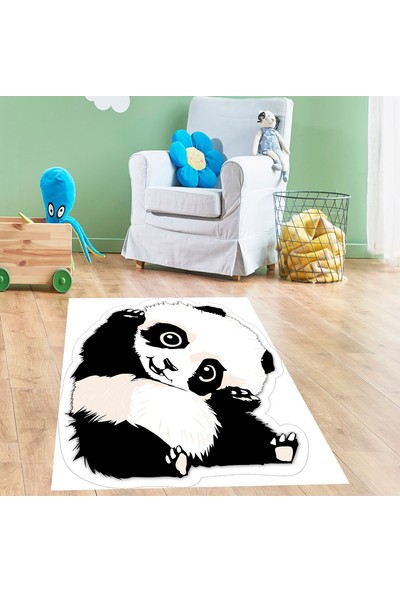 Bona Fortuna Panda Desenli Dijital Baskılı Leke Tutmaz Yıkanabilir Panda Kaymaz Taban Çocuk Odası Halısı Bona Fortuna Panda Desenli Dijital Baskılı Leke Tutmaz Yıkanabilir Panda Kaymaz Taban Çocuk Odası Halısı