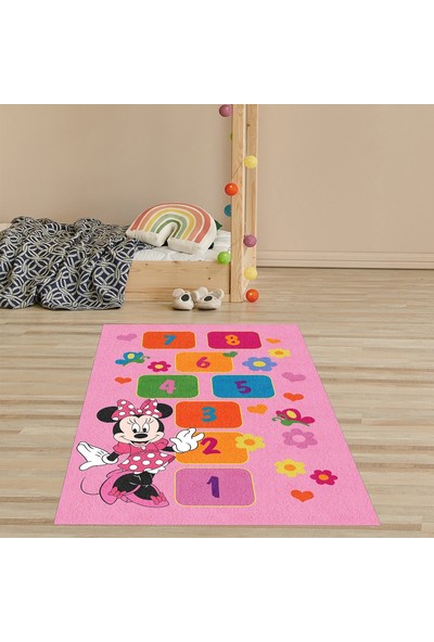 Bona Fortuna Minnie Mouse Seksek Desenli Dijital Baskı Yıkanabilir Kaymaz Taban Eğitici Eğitim Çocuk Odası Halısı Bona Fortuna Minnie Mouse Seksek Desenli Dijital Baskı Yıkanabilir Kaymaz Taban Eğitici Eğitim Çocuk Odası Halısı