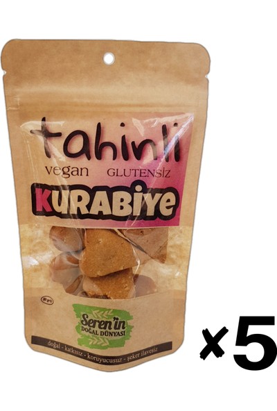 5 Adet Tahinli & Fındıklı Kurabiye / Glutensiz 5 Adet Tahinli & Fındıklı Kurabiye / Glutensiz