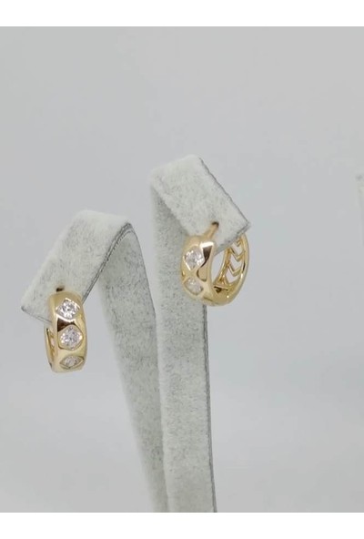 Eke Butik Taşlı Çocuk Küpesi