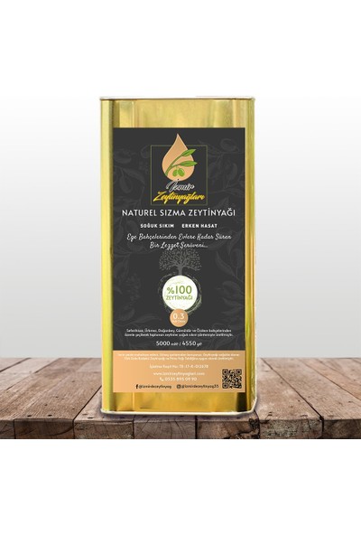 İzmir Zeytinyağları Soğuk Sıkım Zeytinyağı 5 lt İzmir Zeytinyağları Soğuk Sıkım Zeytinyağı 5 lt