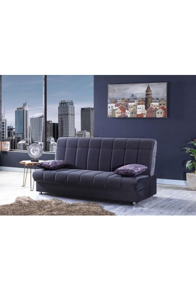 Ipek Mobilya Carlos 3 Lü Kanepe ( Gri )