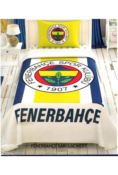 Taç Fenerbahçe Sarı Lacivert Tek Kişilik Pike Takımı 2022