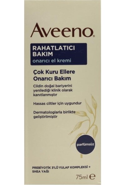 Rahatlatıcı Bakım Onarıcı El Kremi 75 ml
