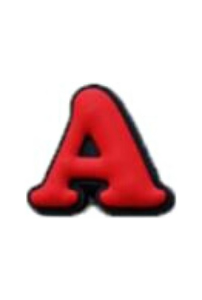 İnvitro Medikal Harf Crocs Terlik Süsleri A