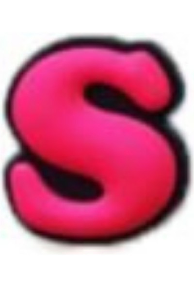 İnvitro Medikal Harf Crocs Terlik Süsleri S İnvitro Medikal Harf Crocs Terlik Süsleri S