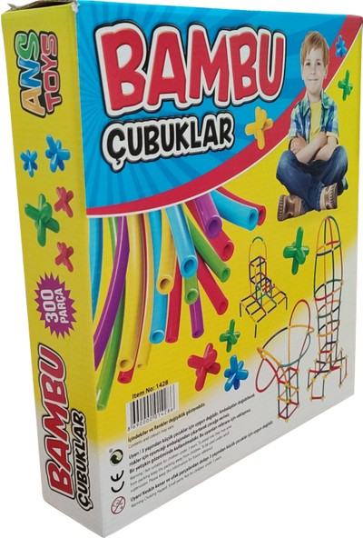 Ans Toys Süper Bambu Çubuklar 300 Parça Oyuncak Bambu Çubuk Eğitici Oyuncak