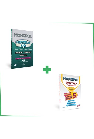 Monopol Yayınları Monopol Şampiyonlar Ligi Genel Kültür-Genel Yetenek Çıkmış Sorular ve 2019 Idari Yargı Hakimliği Tamamı Çözümlü 5 Deneme Sınavı Monopol Yayınları Monopol Şampiyonlar Ligi Genel Kültür-Genel Yetenek Çıkmış Sorular ve 2019 Idari Yargı Hakimliği Tamamı Çözümlü 5 Deneme Sınavı